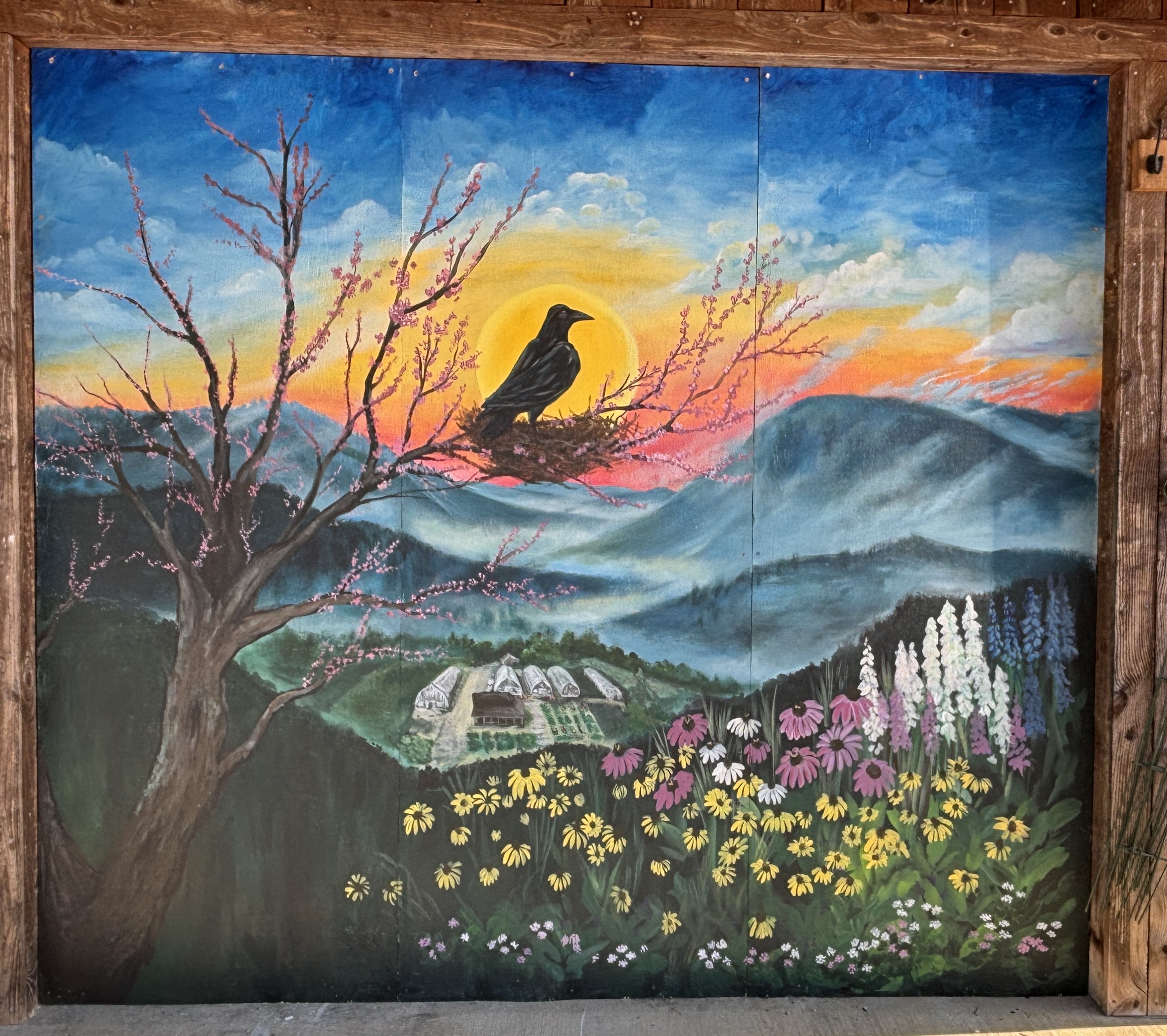 Crows Nest Mural - Crows Nest Greenhouses